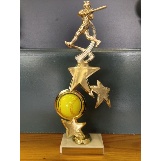 Softball SPIN Trophy - The Awards Shop